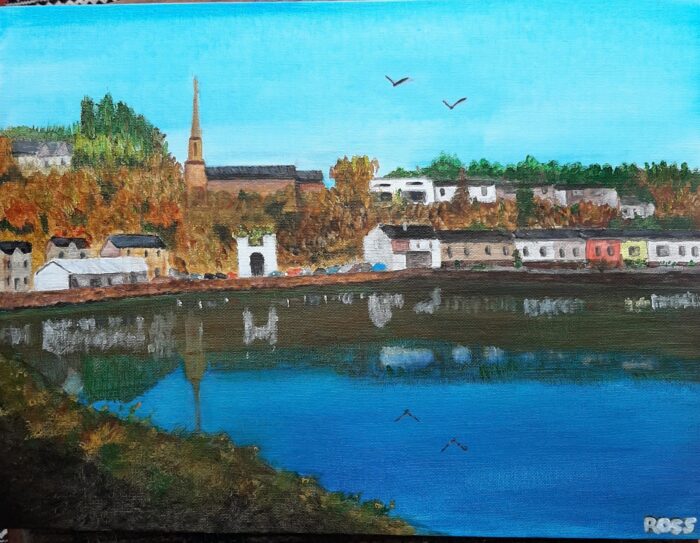 Entrance View to Glanmire in Cork, Ireland - Ross Palmer Art
